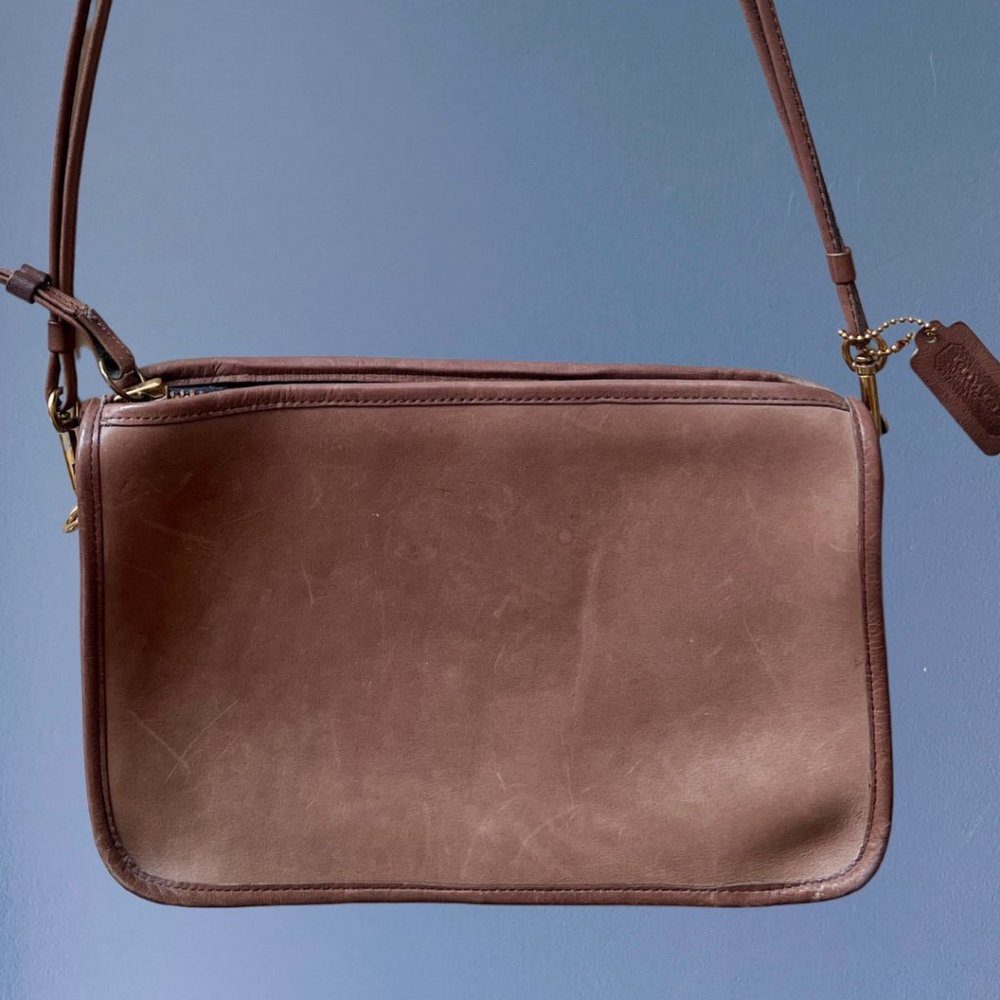 *Rare* 1970's Vintage Coach Leather Bag I Made In Nyc - Gem